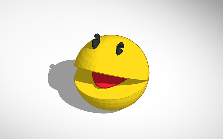 3D design pac man | Tinkercad