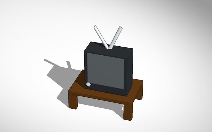 3D design TV - Tinkercad