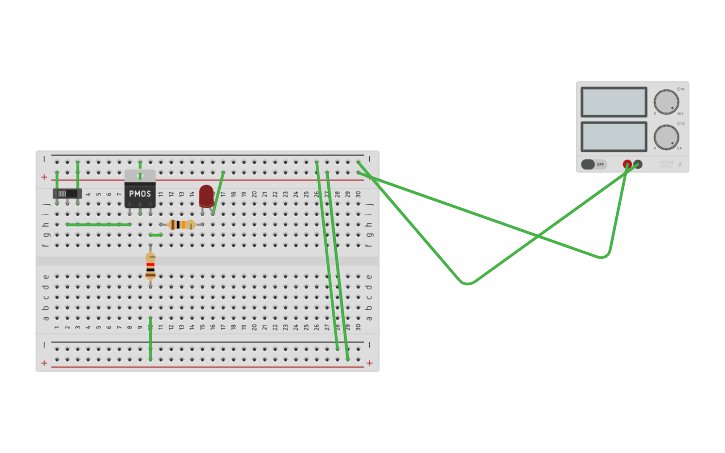 Circuit Design Not Pmos Tinkercad