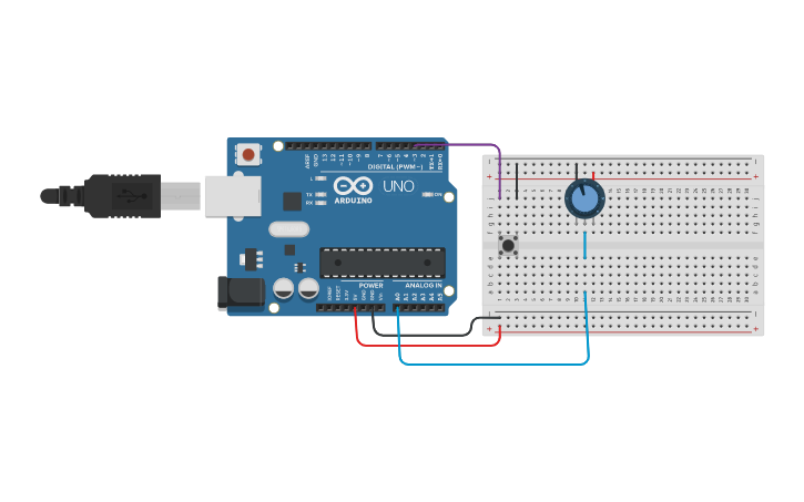 Circuit design Osciloscopio Arduino - Tinkercad