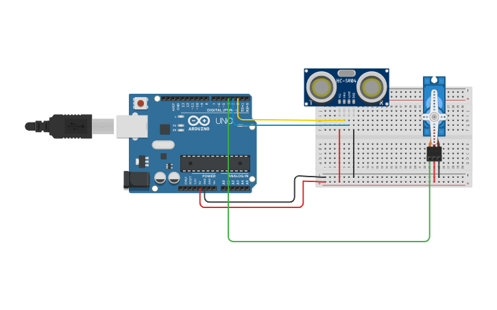 Circuit Design Dispencer De Alcohol Tinkercad