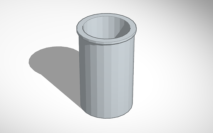 3D design Simple Trash Can - Tinkercad