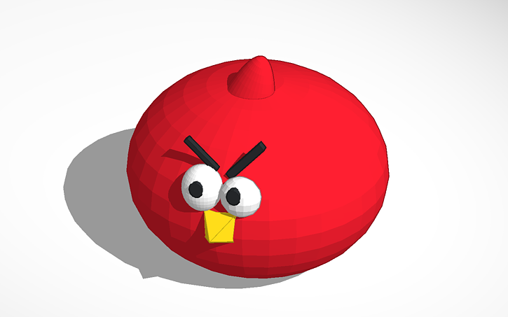 3D design Angry bird | Tinkercad