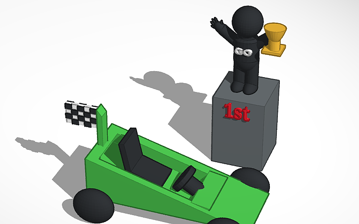3D design go-cart | Tinkercad