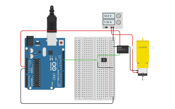 Circuit design Relays | Tinkercad