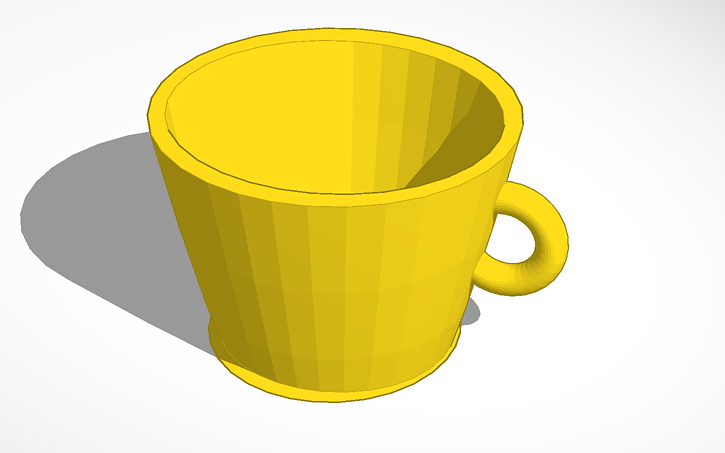 3D design a cup - Tinkercad