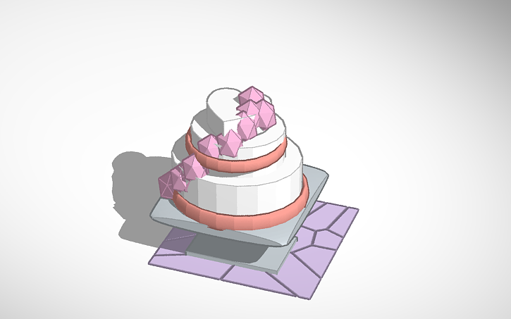 3D design Wedding cake | Tinkercad