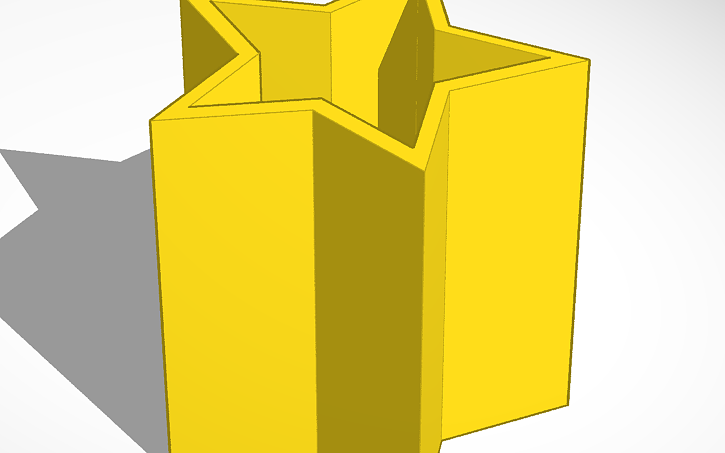 3D design Star Box - Tinkercad