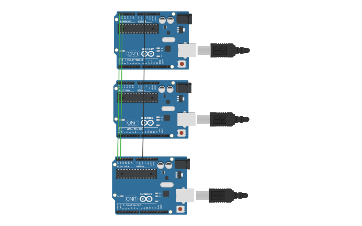 Circuit Design I2c Arduinos Tinkercad