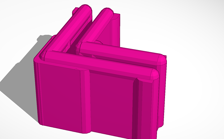 3D design L-Connector - Tinkercad