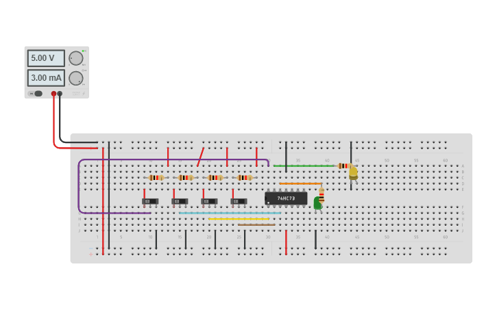 Circuit design LS6_R. J-K F-F ic 7473_Mohammad Fatakhul Ramadhani_51 ...