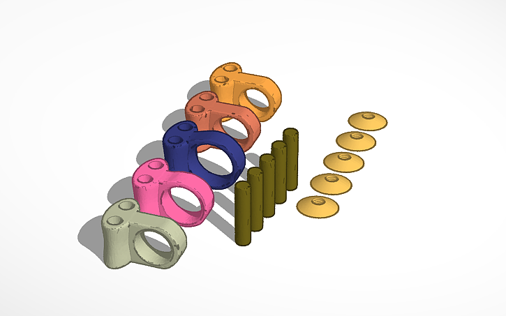 3D design Hand part 3 - Tinkercad