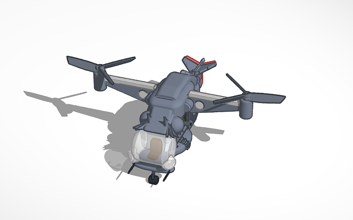 3D design Fallout Vertibird - Tinkercad