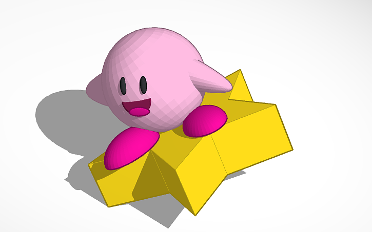 3D design Kirby - Tinkercad