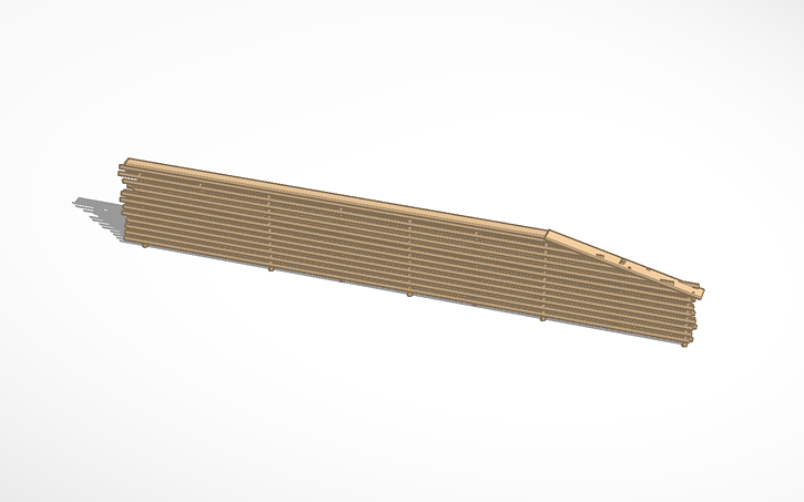 3D design Gjerde nabo 6 avstand | Tinkercad