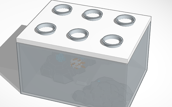 3D design 30/9/2021 Lakaran Hidroponik - Tinkercad