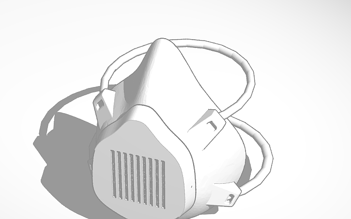 3D design Mask - Tinkercad