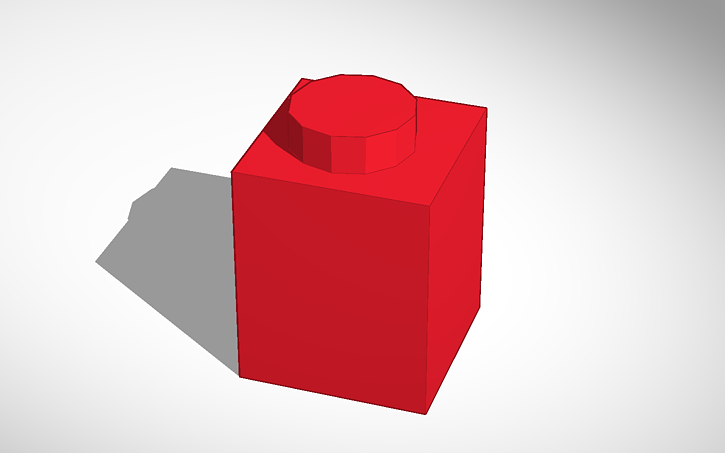 3D design Lego Brick - Tinkercad