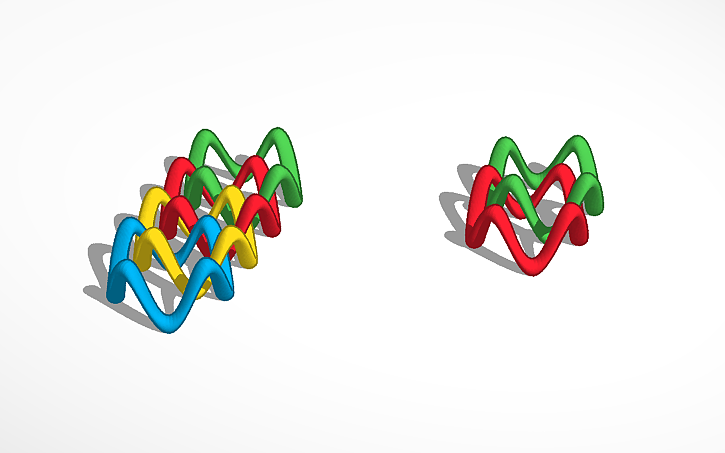 3D design INTERLOCKING PARTS - Tinkercad