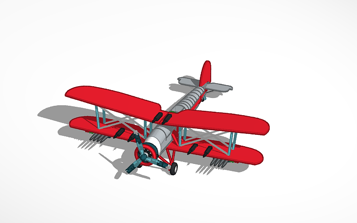 3D design plane - Tinkercad