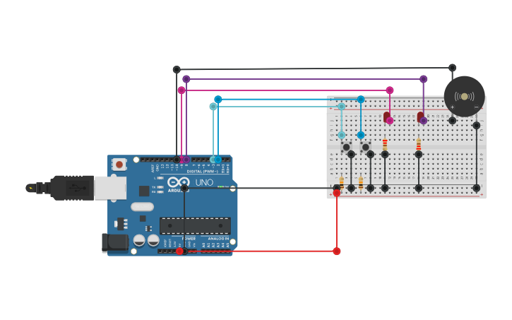 Circuit design DIPLOMO_LOGICAL OPERATOR FINAL ( ACTIVITY 4 ) - Tinkercad