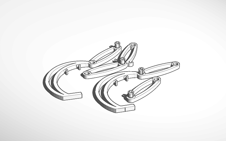 3D design Gravity claw - Tinkercad