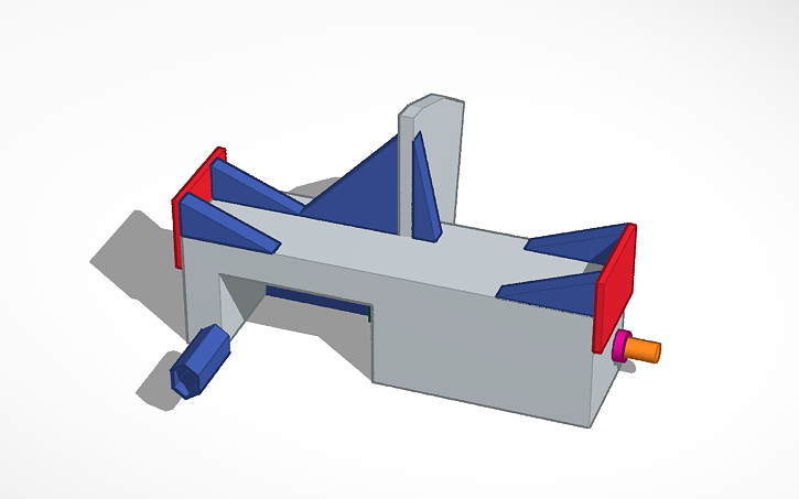 3D design Rear axle, RC, printida1 | Tinkercad