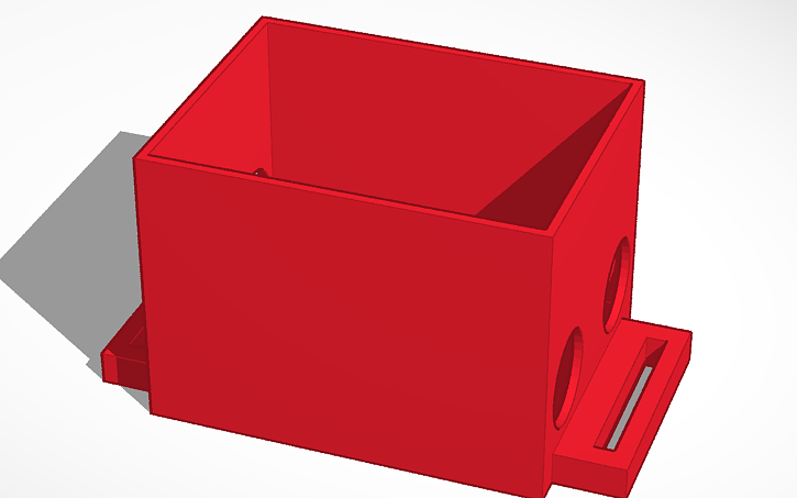 3D design arduino belt case - Tinkercad