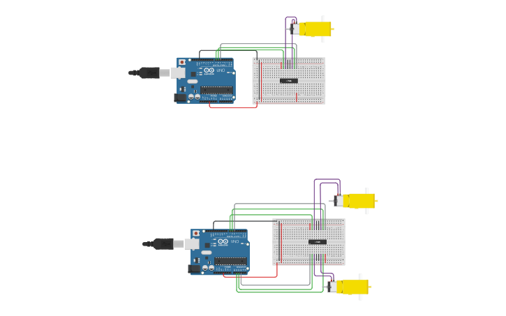 Circuit design Practica 4 - Tinkercad