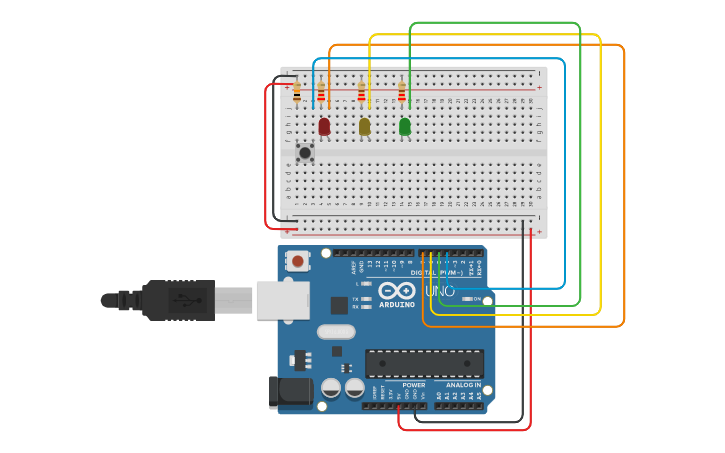 Circuit design Desafio 2 - Tinkercad