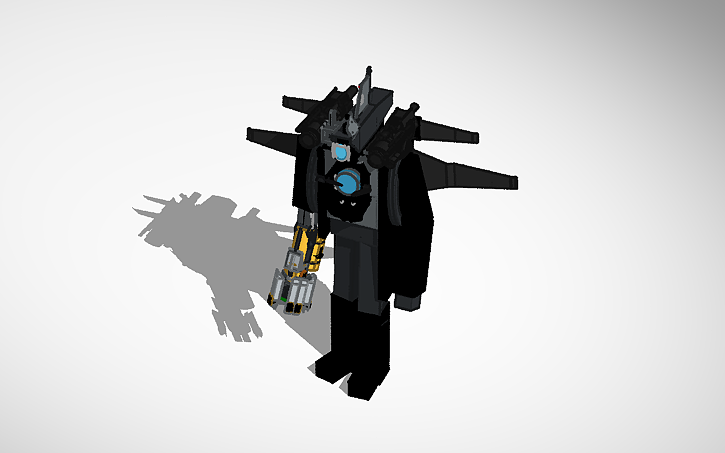 3D design titan cameraman - Tinkercad