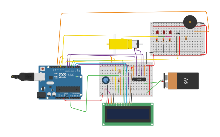 Circuit design laboratorio 9 | Tinkercad