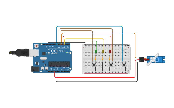 Circuit Design Arduino Y Comunicación Por Shield Ethernet Tinkercad 