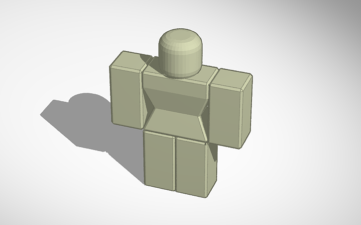 3D design Roblox Block-Female Template - Tinkercad