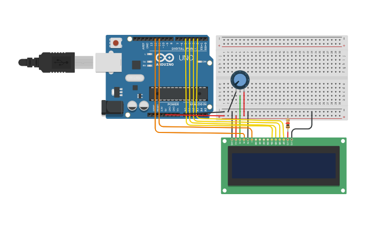 Circuit design Bienvenido - Tinkercad