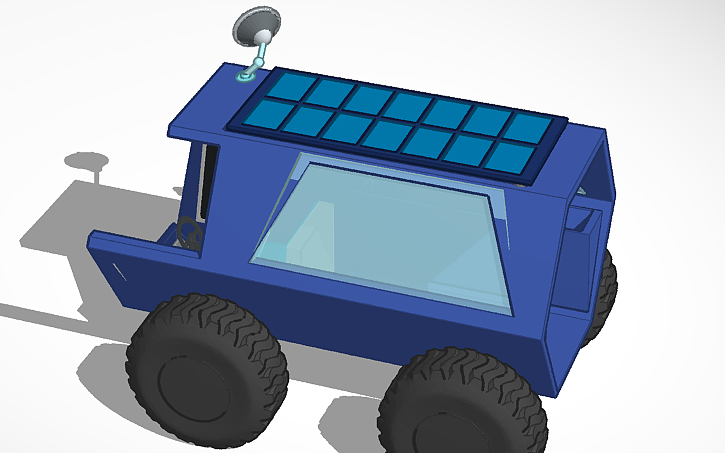 3D design MOON ROVER - Tinkercad