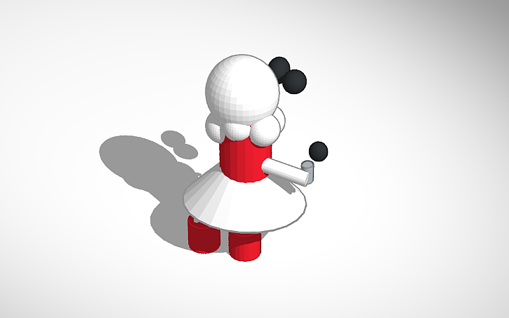 3D design popcorn from masked singer | Tinkercad