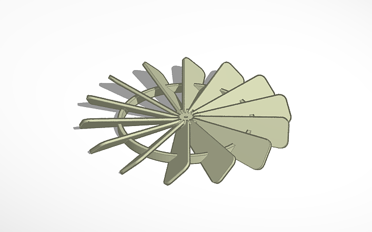 3D design Windmill Fan - Tinkercad