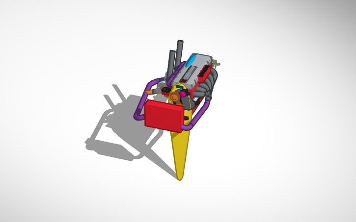 3D design Nissan engine - Tinkercad