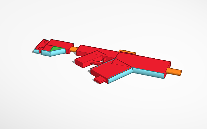 3D design Thunder Burst SMG (Fortnite) - Tinkercad