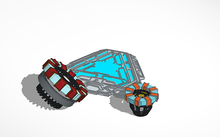 3D design Arc Reactor - Tinkercad