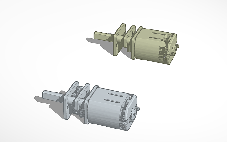 3D design Motores - Tinkercad
