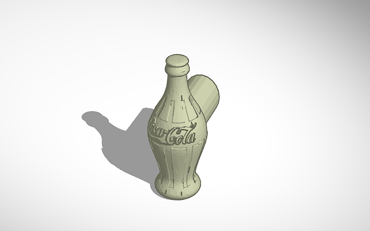 3D design Coke Doorknob bottle 3 | Tinkercad