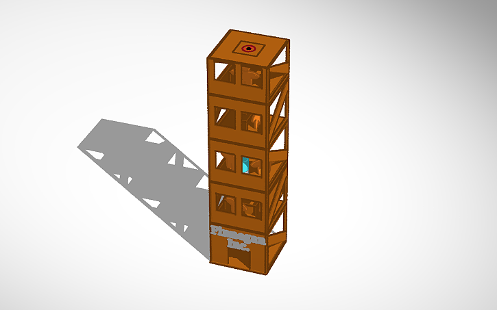 3D design Gingerbread Skyscraper Model - Tinkercad