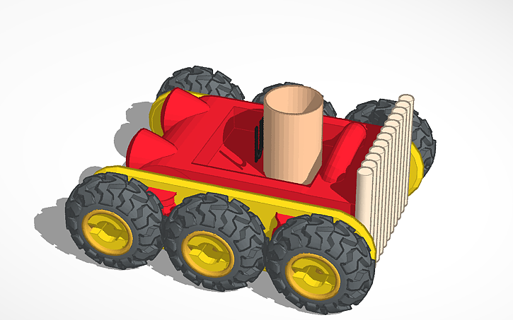 3D design uwu in armored car tank | Tinkercad