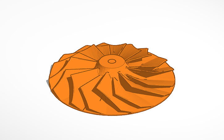 3D design Turbina rc - Tinkercad