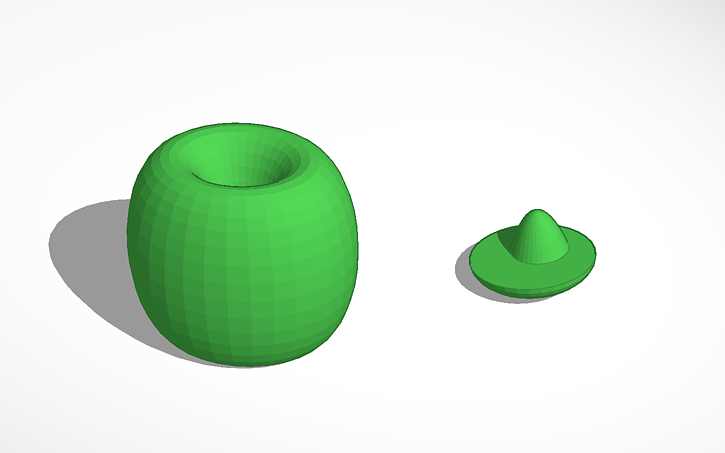 3D design vase - Tinkercad