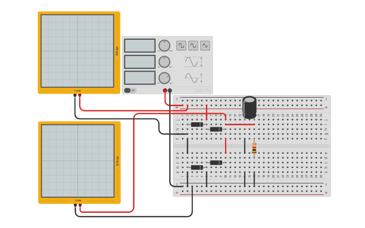 Circuit design Componente Practico - Circuito 3 | Tinkercad