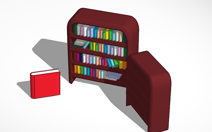 3D design Book Shelf | Tinkercad