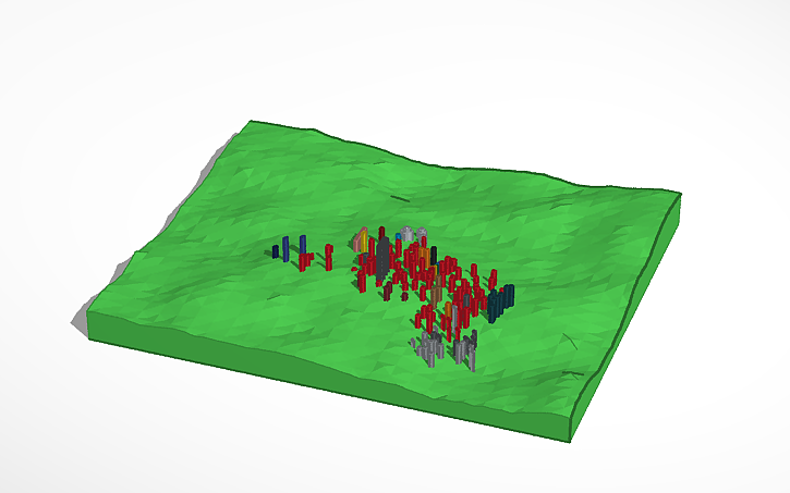 3D design The Mountain Downtown | Tinkercad